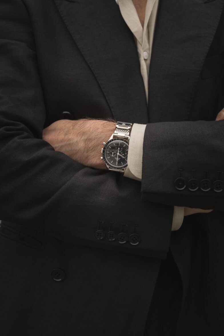 The Men’s Linen Suit in Black Linen | He Spoke Style