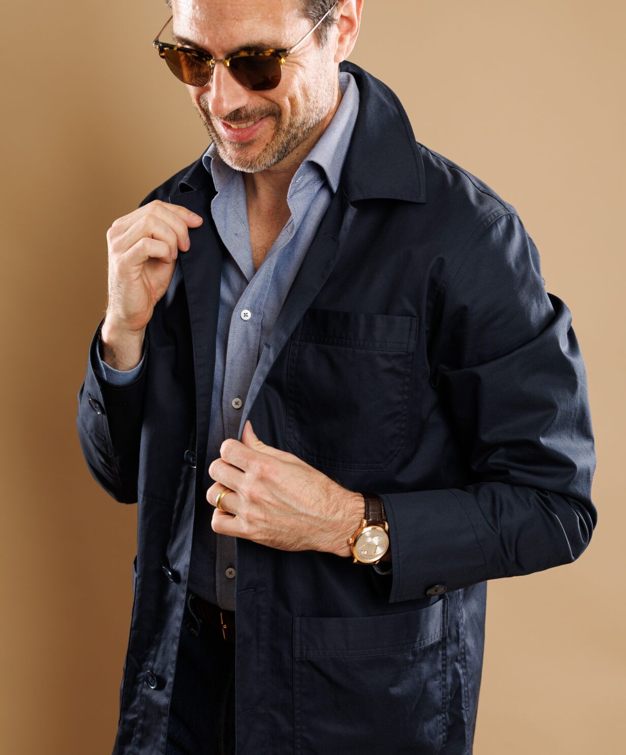 Navy Chore Coat: The Perfect Blazer Alternative for Men | He Spoke Style